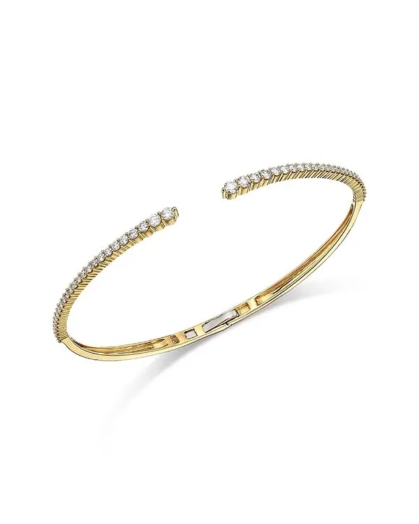Bloomingdale'S Diamond Open Bracelet 1.0 Tcw In 14k Yellow - Gold