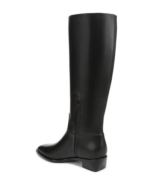 Vince Andes Leather Boots - Black