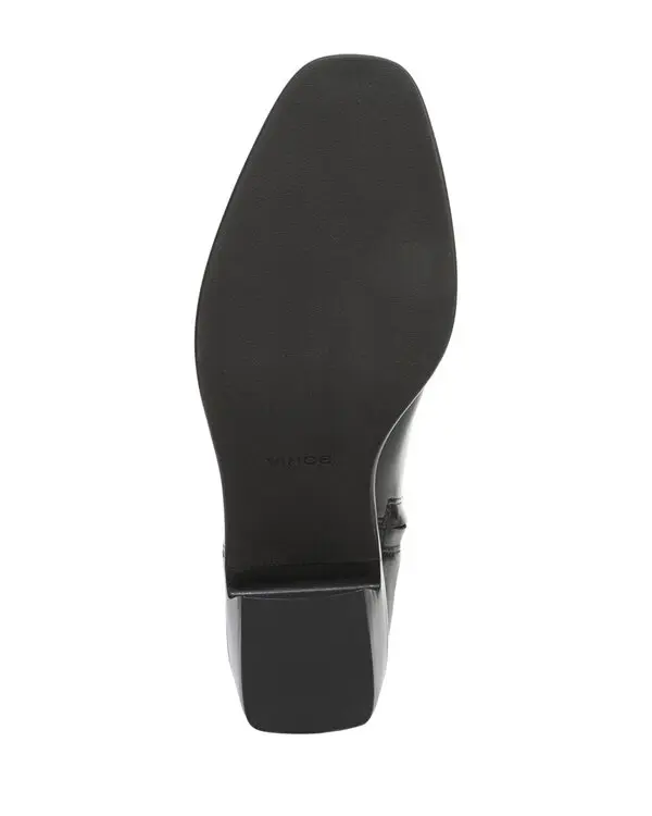 Vince Andes Leather Boots - Black