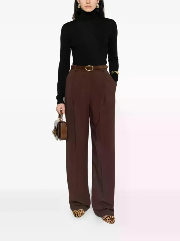 Elisabetta Franchi Turtleneck Ribbed Top