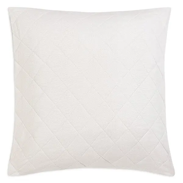 MATOUK Jasper Quilted Euro Sham - Dune