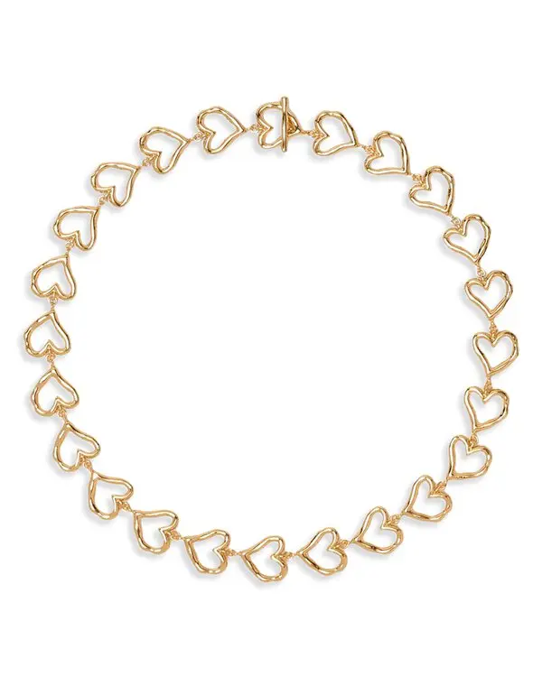 Maje Heart Necklace - Light Gold
