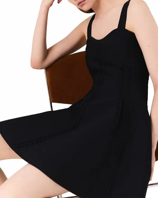Maje Knitted Skater Dress
