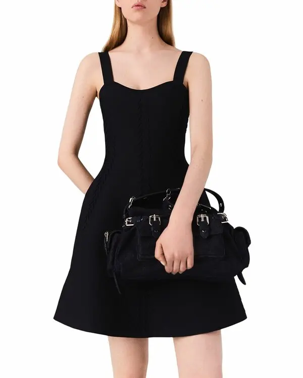 Maje Knitted Skater Dress