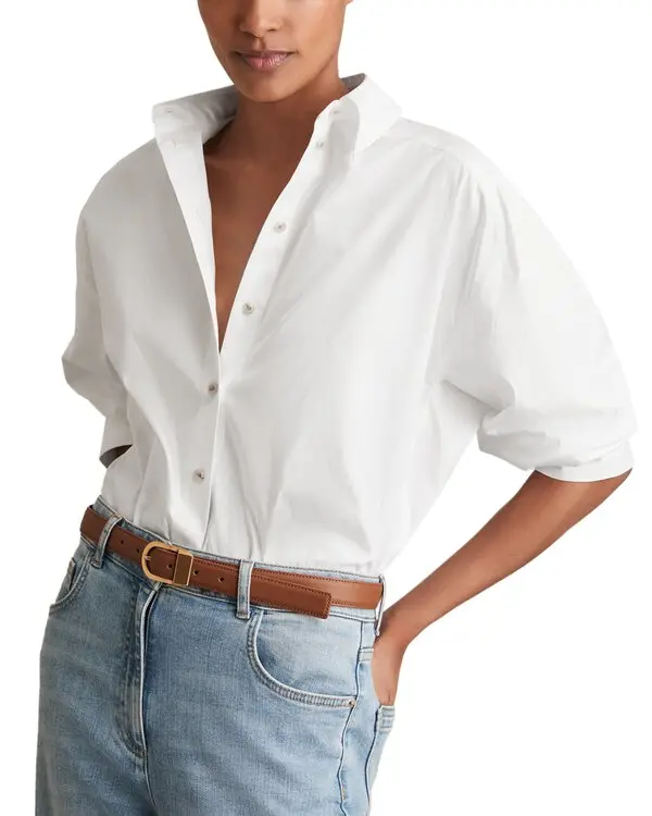 REISS Buckle Belt - Tan