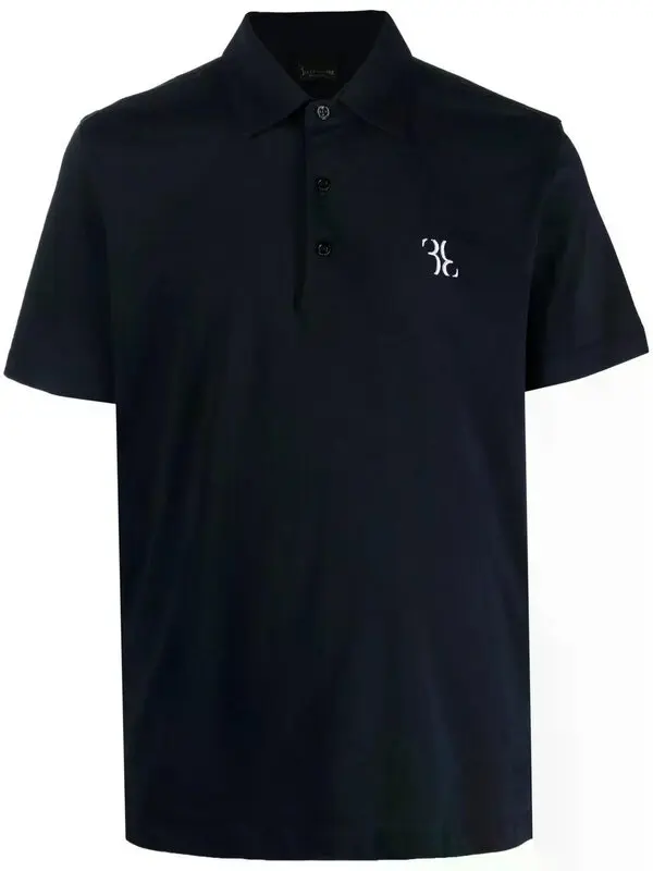 BILLIONAIRE Logo-print Cotton Polo Shirt