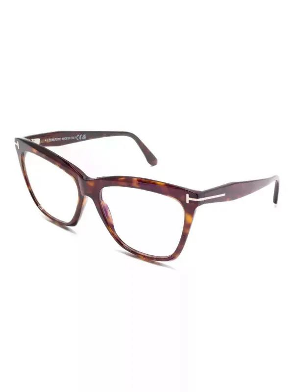 TOM FORD Cat-eye Glasses - Brown