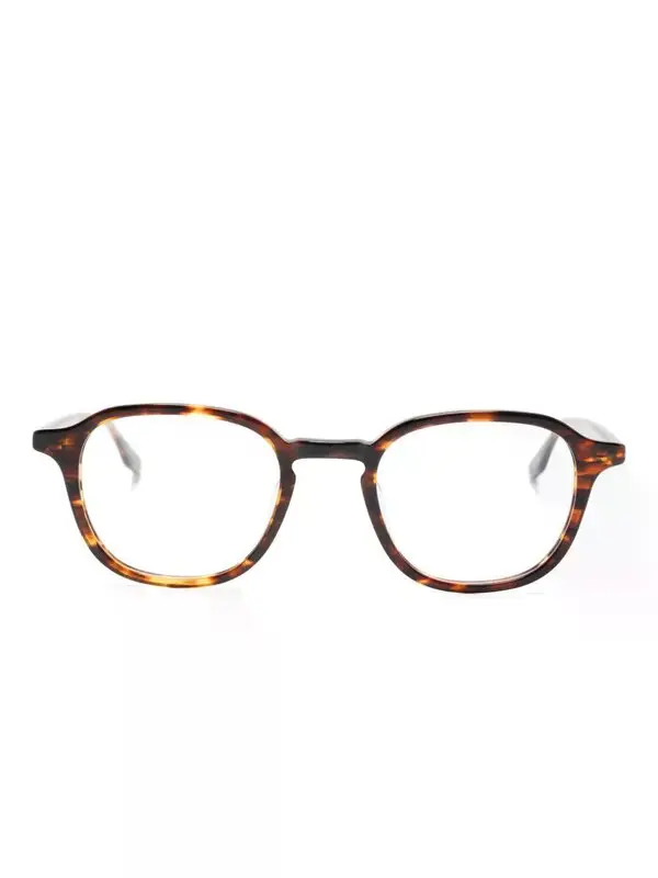 Barton Perreira Round-frame Glasses - Brown