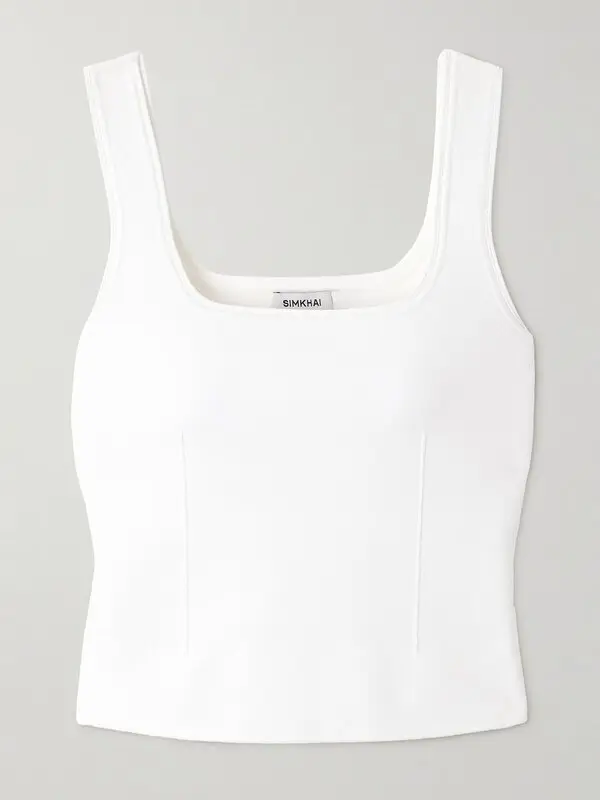 Simkhai Ramaina Stretch-knit Tank - Neutrals
