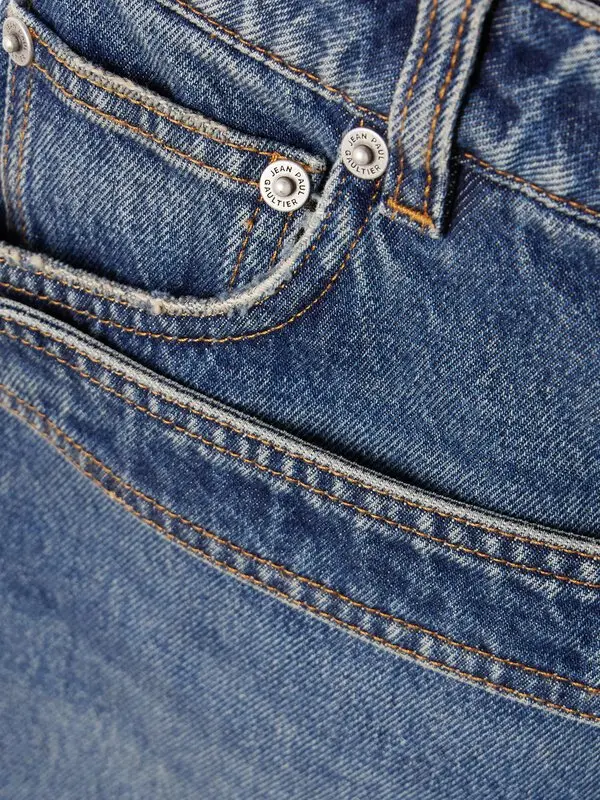 JEAN PAUL GAULTIER Denim Mini Skirt - Blue