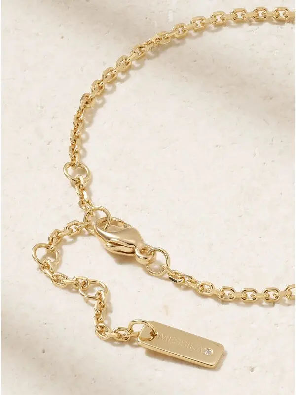 Messika Move Classique Ciselé 18-karat Diamond Bracelet - Gold