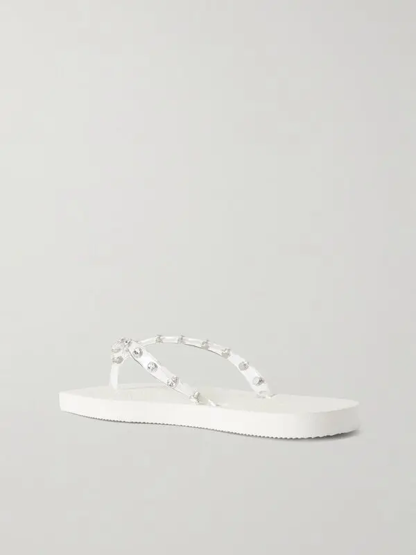 LOEFFLER RANDALL Crystal-embellished Pvc Sandals