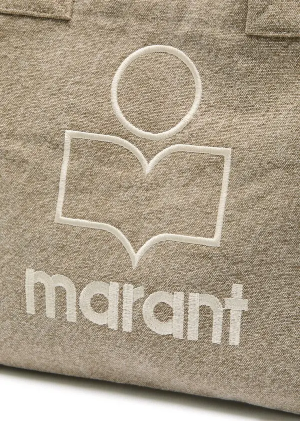 Isabel Marant Yenky Logo Canvas Tote - Beige
