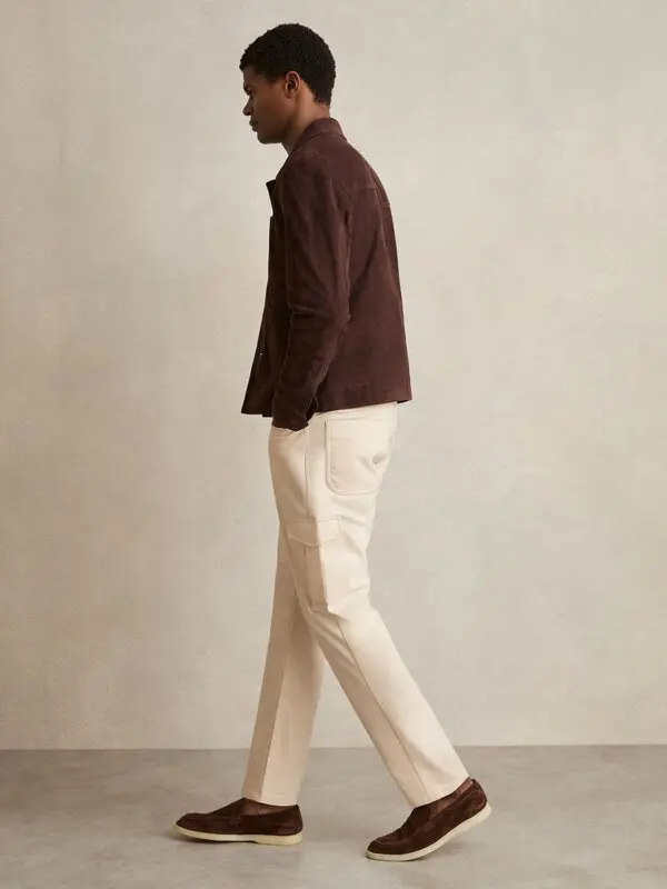 REISS Robinson Cotton-lyocell Cargo Trousers