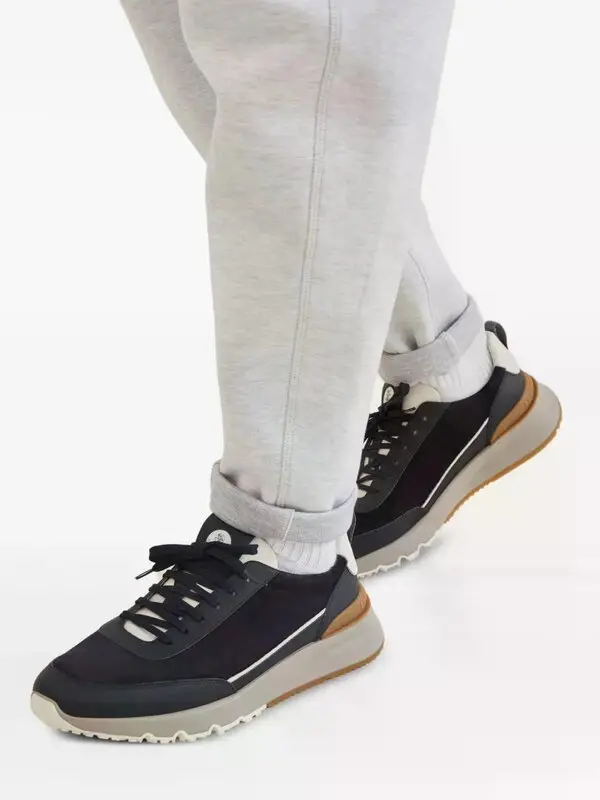 Brunello Cucinelli Lace-up Suede Sneakers - Blue