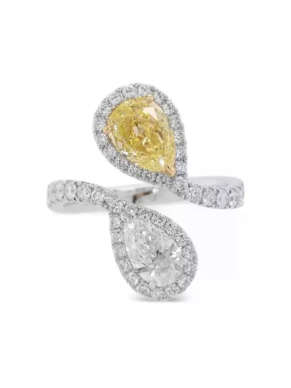 HYT JEWELRY 18k White Gold Diamond Ring