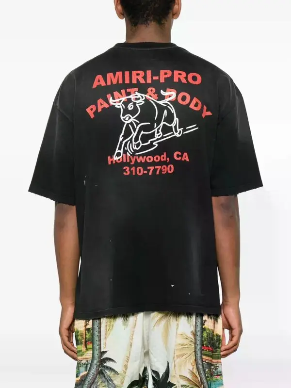 Amiri Graphic-print Cotton T-shirt