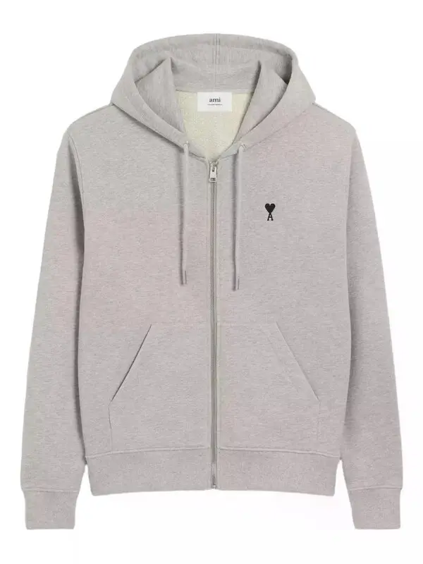 AMI Paris De Coeur Zip-fastening Hoodie
