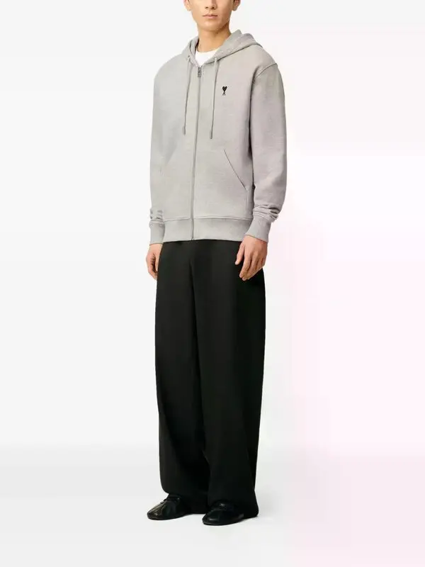 AMI Paris De Coeur Zip-fastening Hoodie