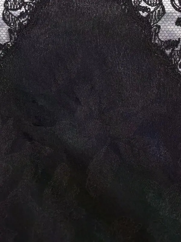 Chloé Lace-detail V-neck Top