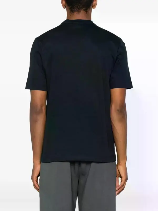 Canali Geometric-print T-shirt