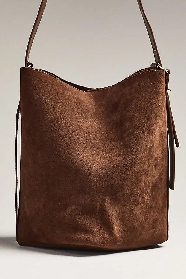MELIE BIANCO Ezra Faux-suede Tote - Brown