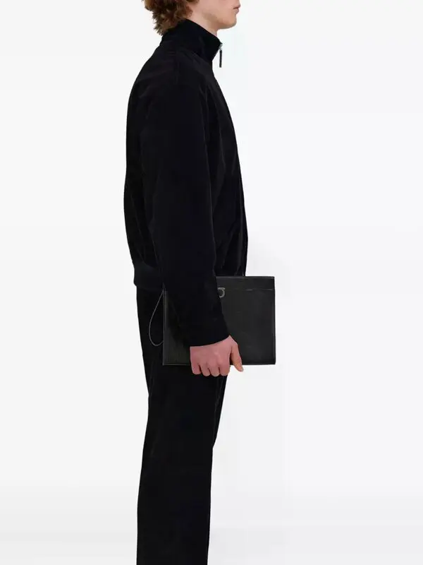 FERRAGAMO Gancini Clutch Bag - Black