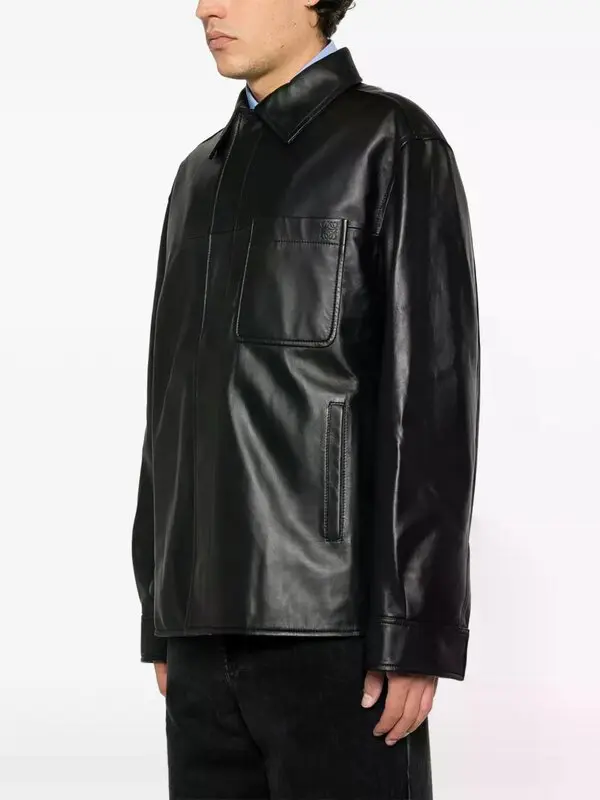 Loewe Overshirt In Nappa Lambskin