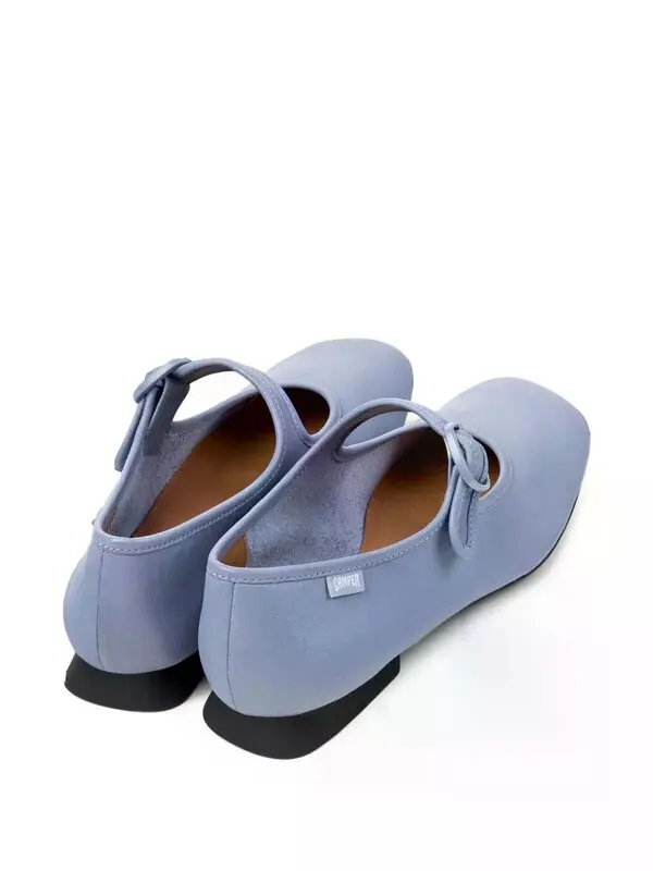 Camper Leather Ballet Flats - Blue