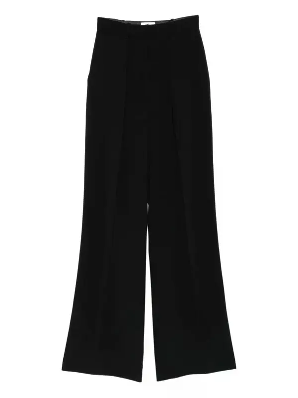 Elisabetta Franchi Pleated Wide-leg Trousers