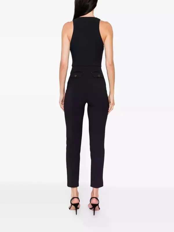 Elisabetta Franchi Zip-front Halterneck Jumpsuit