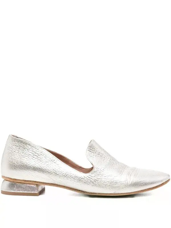 KUDETA Metallic Leather Loafers