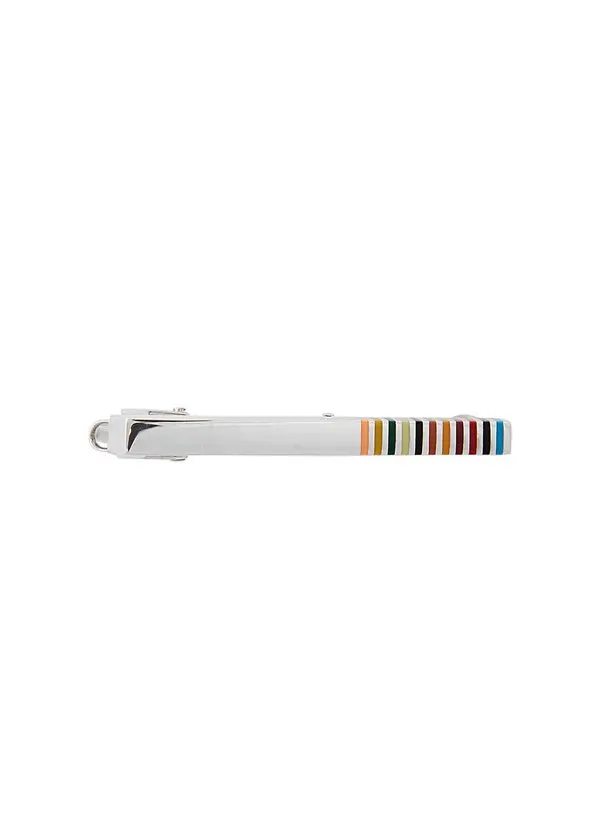 Paul Smith Signature Stripe Enamelled Tie Pin - Multicoloured