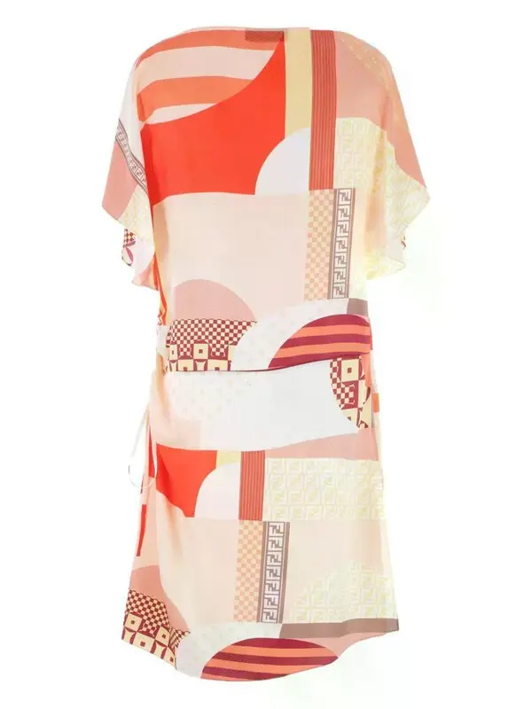Fendi Abstract-print Mini Dress