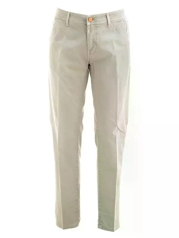 BARBA NAPOLI Button-detail Trousers