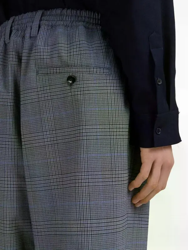 Marni Checked Pleated Trousers