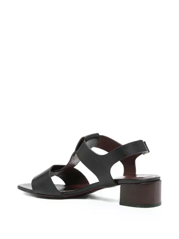 AVRIL GAU 40mm Leather T-bar Heeled Sandals