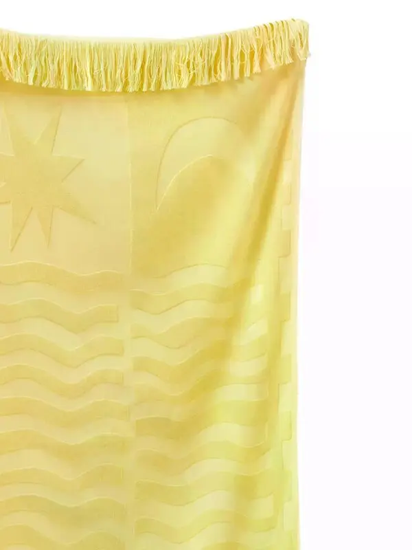 SUNNYLIFE Cotton Towel With Fringed Trims
