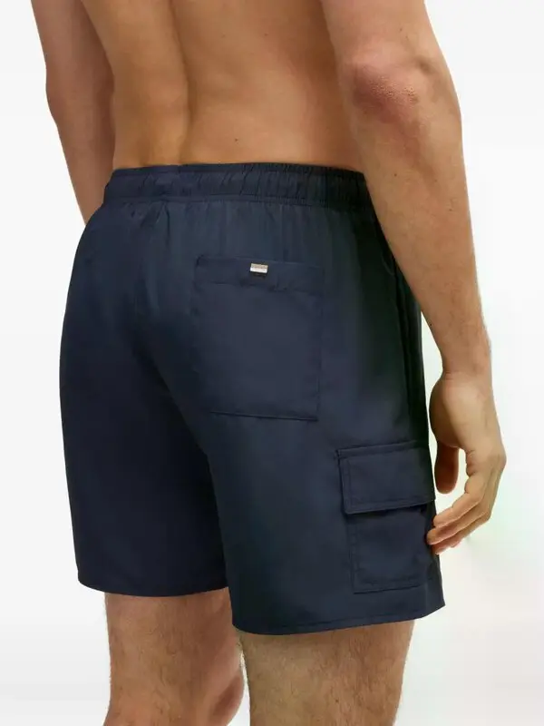 BOSS Logo-embroidered Swim Shorts