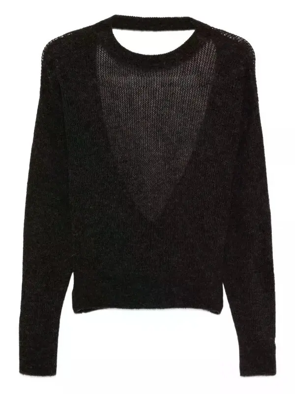 HAIKURE Open-back Pullover Sweater