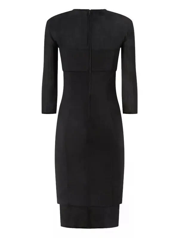 Pinko Layered-hem Midi Dress