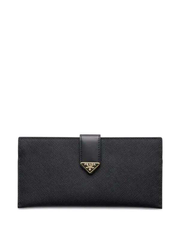 Prada Triangle-logo Wallet - Black