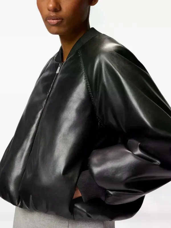 Pinko Raglan Sleeve Bomber Jacket - Black