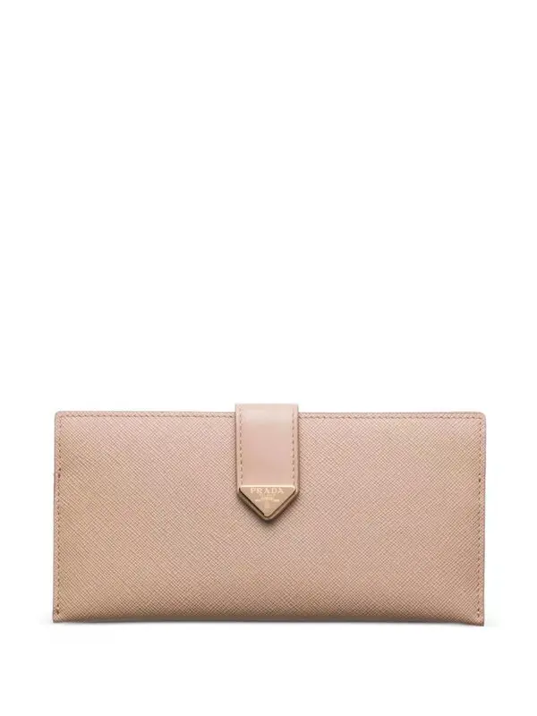Prada Triangle-logo Wallet - Pink