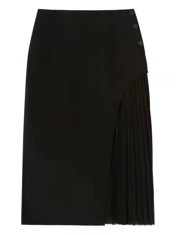 Claudie Pierlot Pleated Midi Skirt