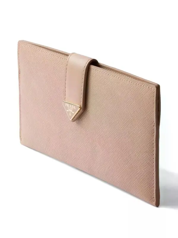 Prada Triangle-logo Wallet - Pink
