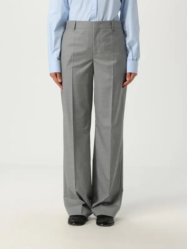Moschino Tailored Wide Leg Trousers - Grey