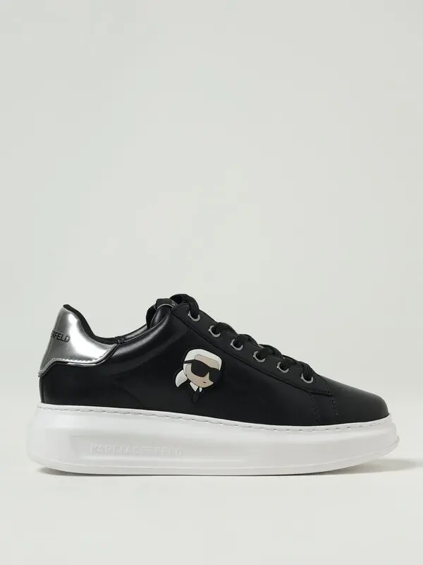 Karl Lagerfeld Lace Up Sneakers - Black