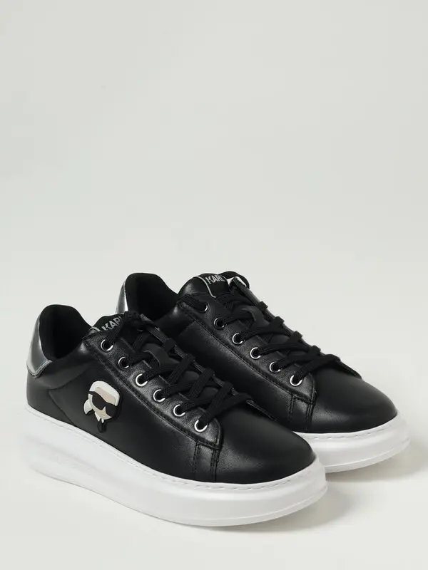 Karl Lagerfeld Lace Up Sneakers - Black