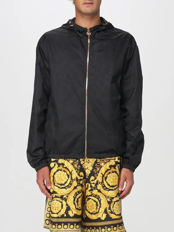 Versace Hooded Jacket - Black